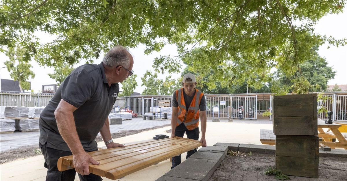 Beatrix College in Tilburg krijgt een groene buitenruimte