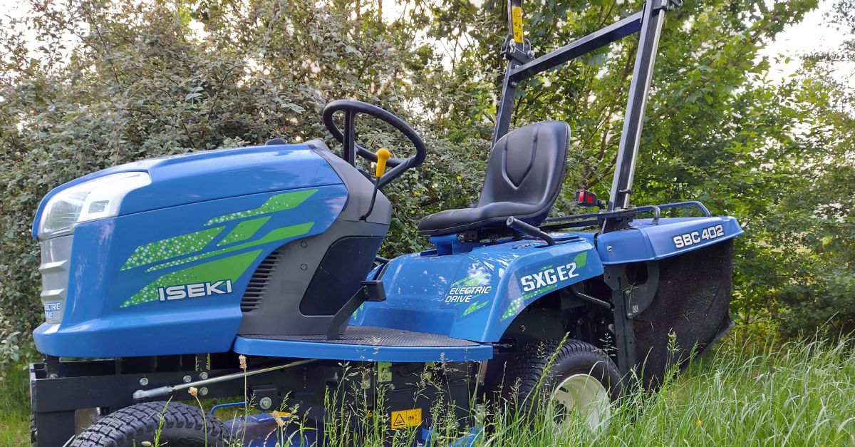 Iseki zoekt testers voor nieuwste elektrische Iseki zitmaaier