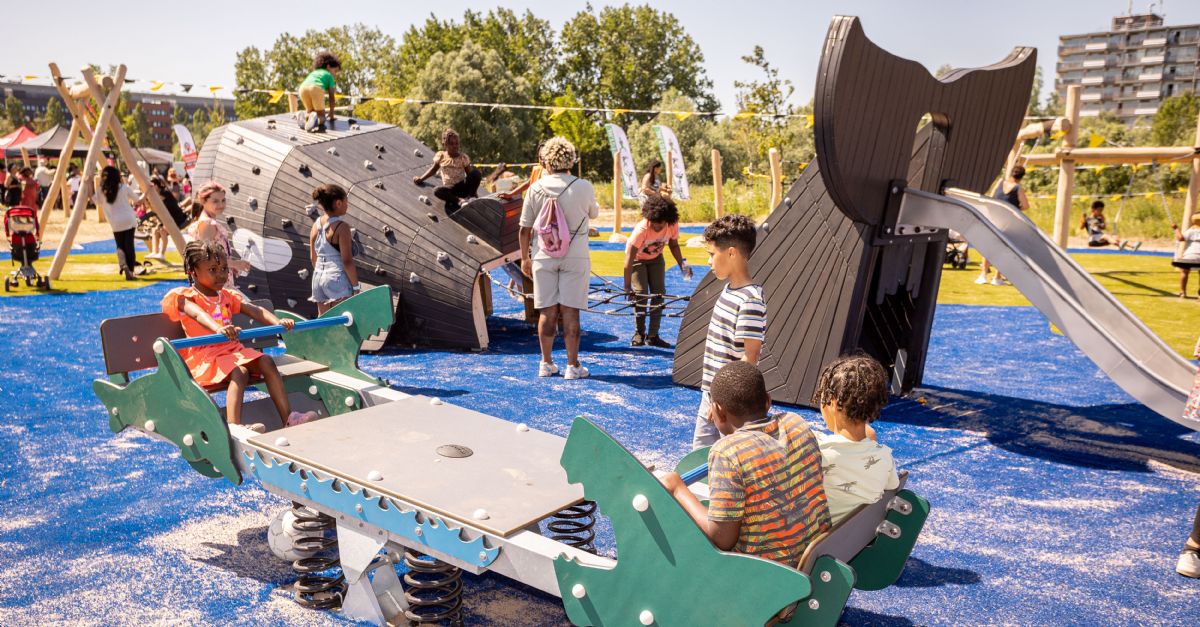 Eerste compleet duurzame speeltuin bevindt zich in de gemeente Amsterdam