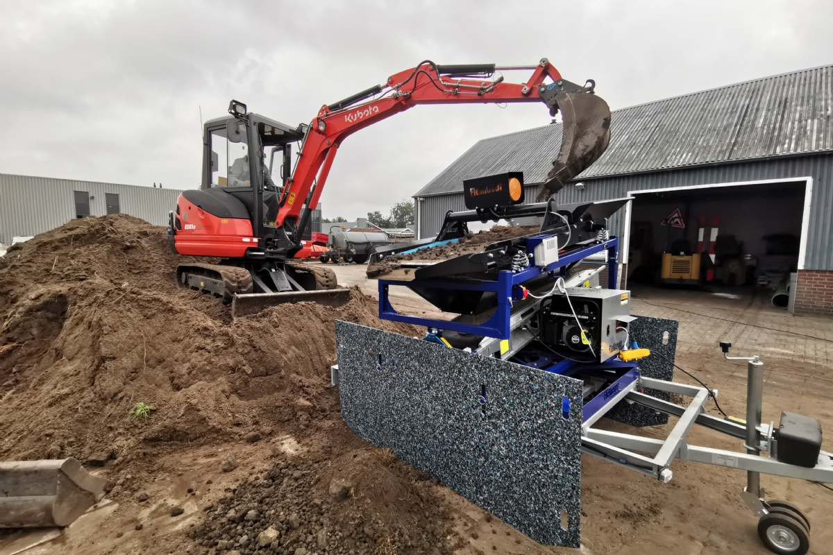 Modulaire en multifunctionele grondzeefmachines van FleXiever